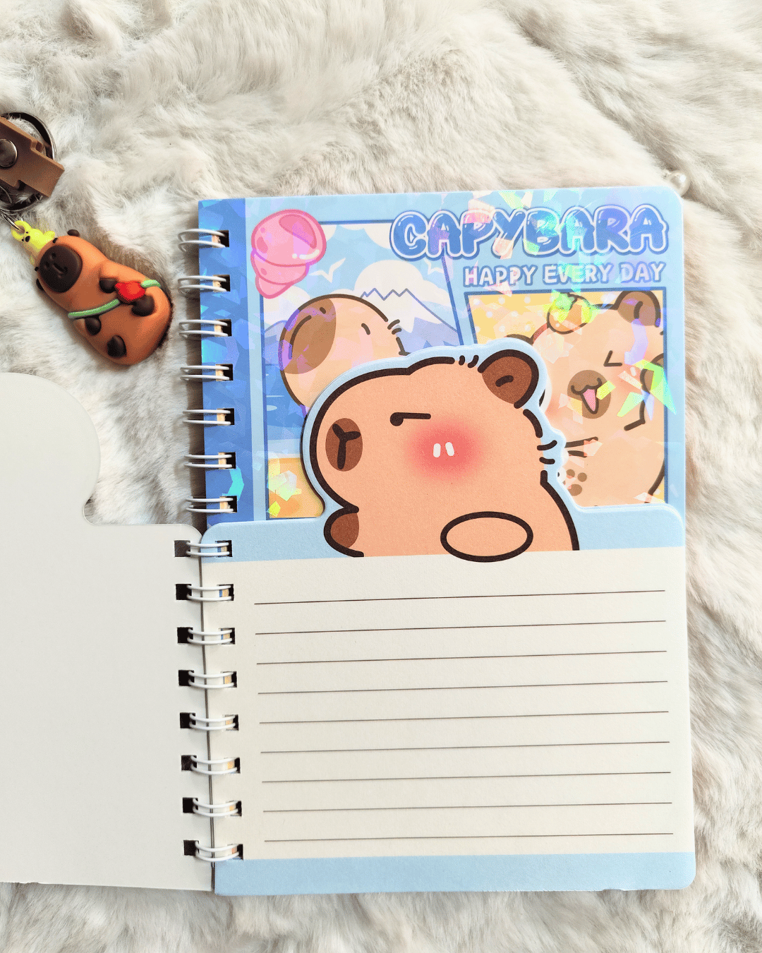 Capybara Cute Spiral Notebook – Rajratan Trading