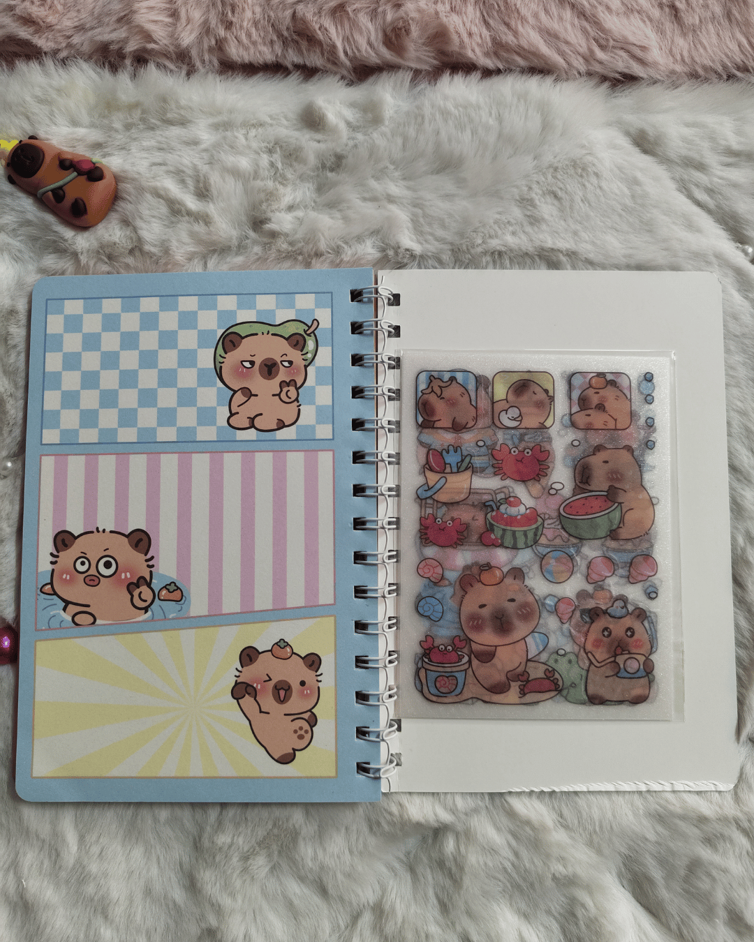 Capybara Cute Spiral Notebook – Rajratan Trading